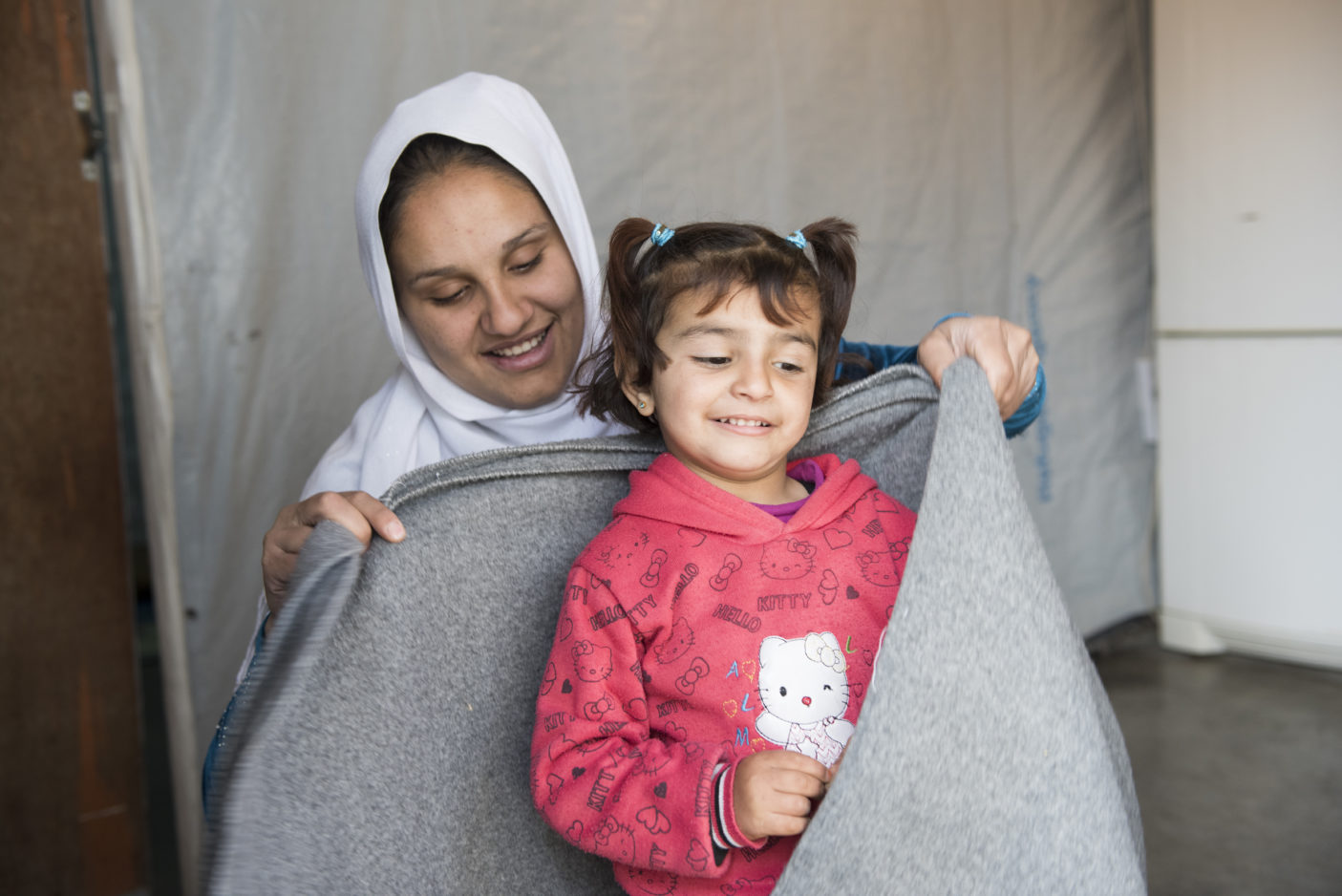 Winter assistance provides Syrian refugees comfort from the cold