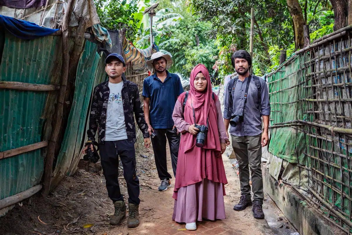With photographs, words, and deeds, Rohingya refugee storytellers weave ...